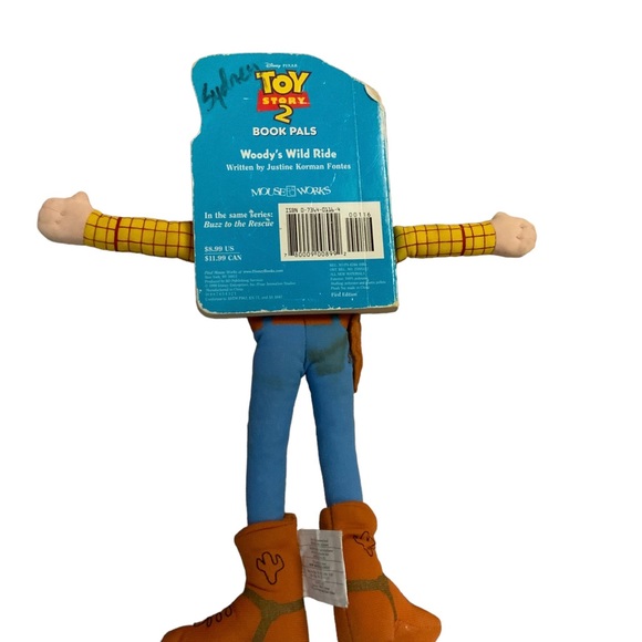 Pixar | Other | Vintage Toy Story 2 Woody Doll Book 999 First Edition ...